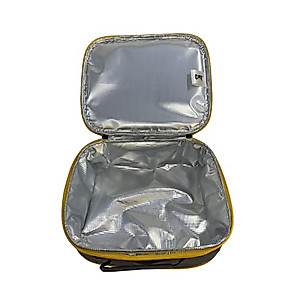 Caterpillar Lunch Box, Grey/Black, One Size