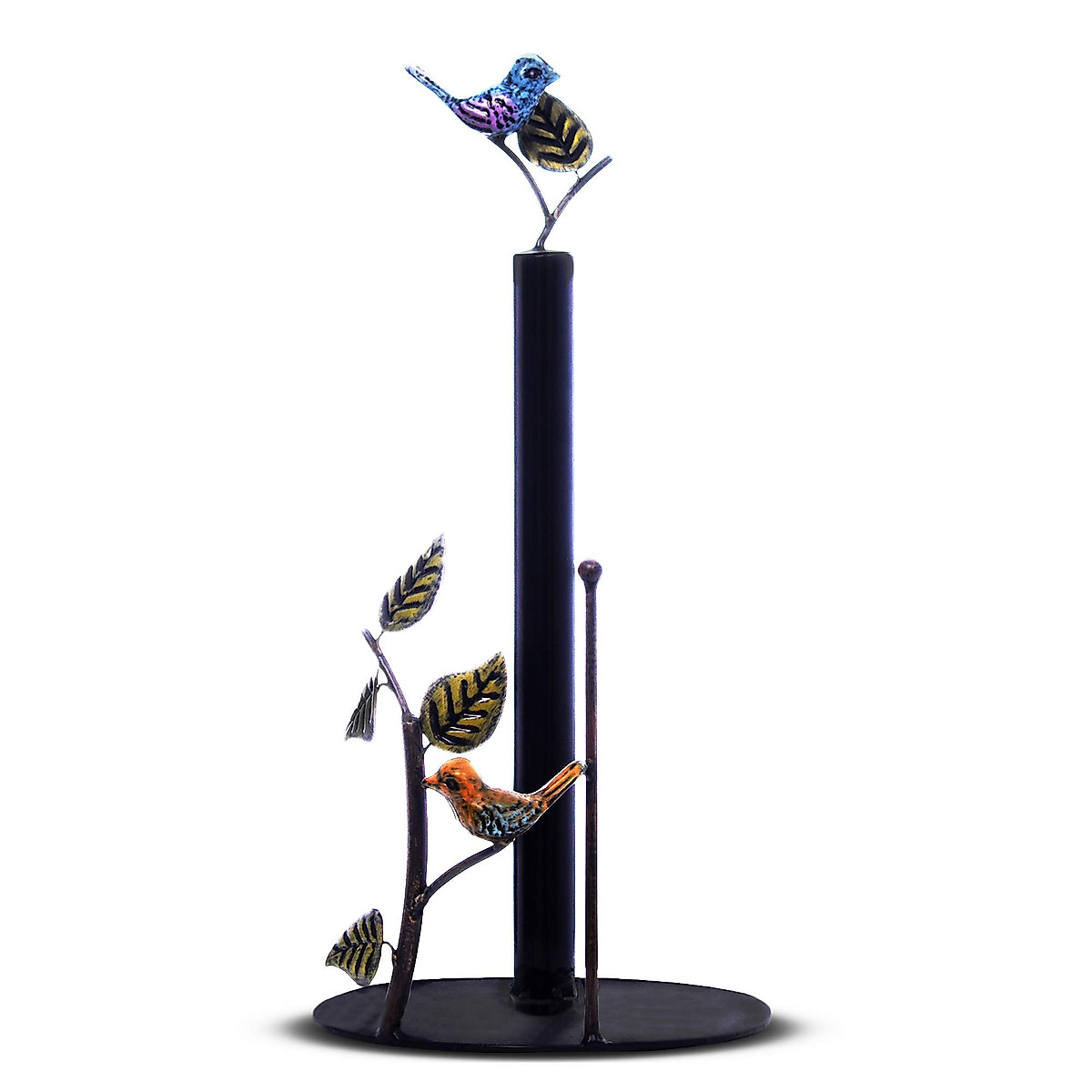 Bird - Cute and Decorative Kitchen Paper Towel Holder Countertop, Free Standing, Iron, 15 inch