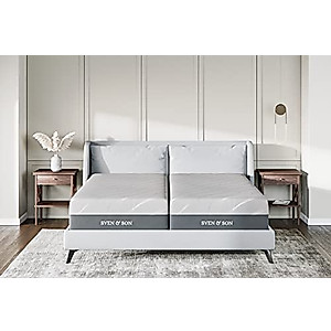 Sven & Son Split California King Mattress, Bed in A Box, 12" Luxury Cool Gel Memory Foam, Pressure Relief & Support, 10" Year Warranty, Designed in USA (Split Cal King, Mattress Only 12" Medium)