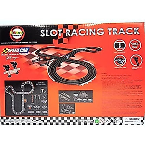 Nascar Compatible Stock Car Speedway Racing Road Race Slot Car Track Set Ho Scale