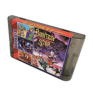 200 in 1 Sega Genesis Mega Drive Game Cartridge - 16-Bit Multi Cart Black through