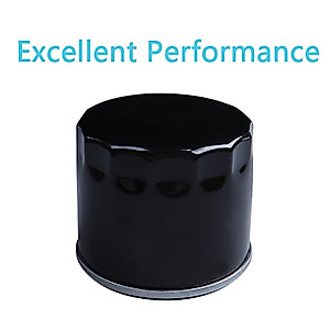 2 Pcs Oil Filter Replacement for Kohler Engine Lawn Mower Excellent 1205001-S 12 050 01-S1 Oil Filter (Black)