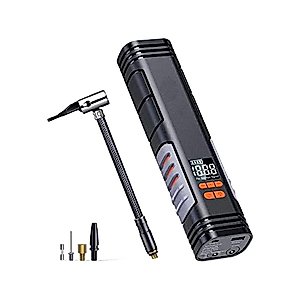 Rechargeable Cordless Tire Inflator - Handheld Air Compressor, Portable Air Pump with Digital Display for Car Bike Tires and Other Inflatables