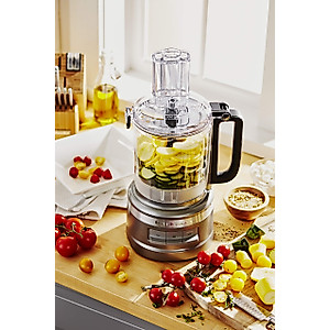 KitchenAid KFP0919CU 9 Cup Plus Food Processor, Contour Silver