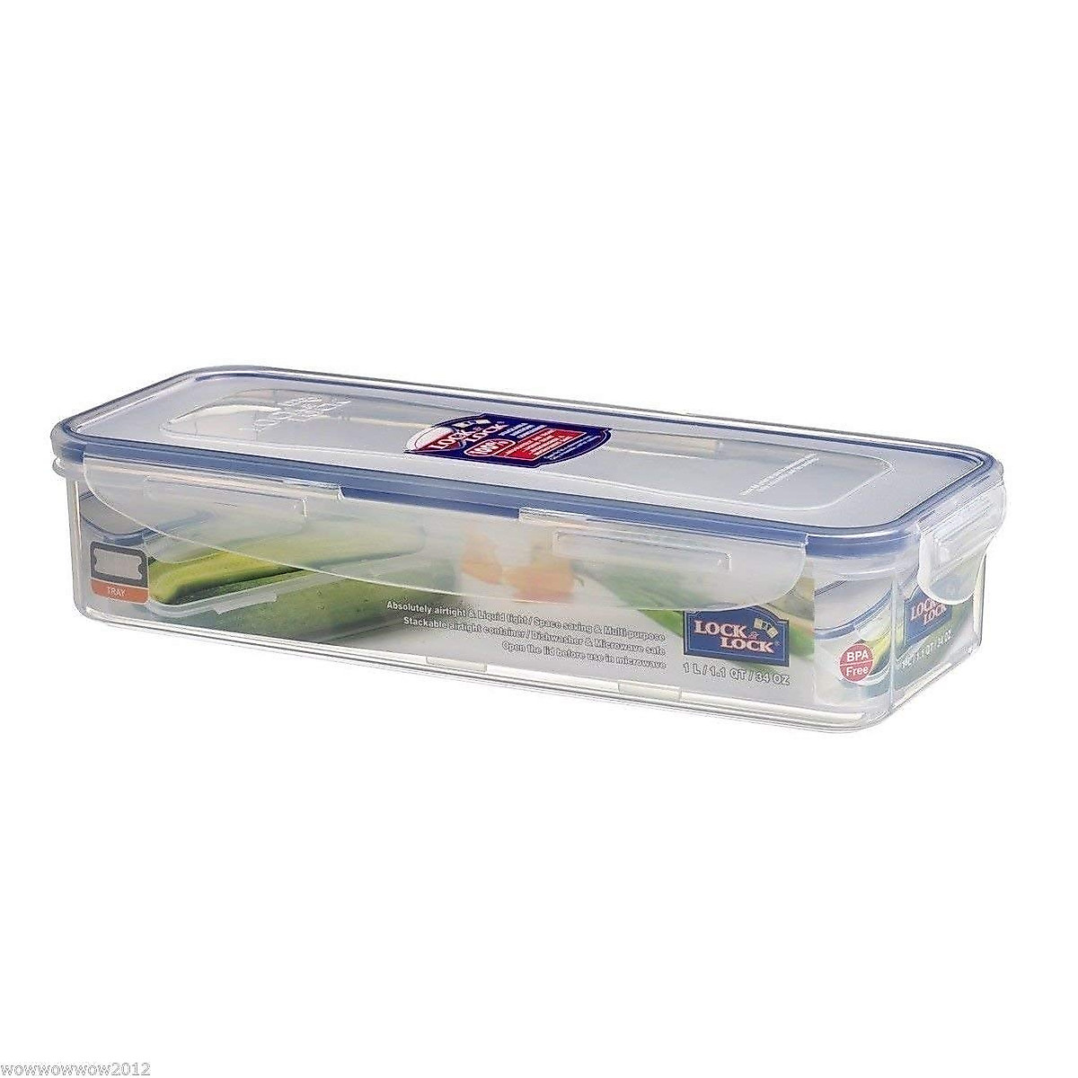 LocknLock Easy Essentials Specialty Deli Container with Lid, 4-Cup