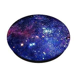 Galaxy Design Space Nebula Blue Purple PopSockets PopGrip: Swappable Grip for Phones & Tablets