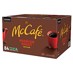 McCafe Premium Medium Roast K-Cup Coffee Pods, Premium Roast, 84 Count