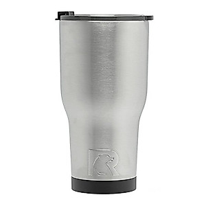 RTIC Double Wall Vacuum Insulated Tumbler, 30 oz, Stainless Steel