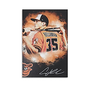 NFGGrF Handsome Adley Rutschman Vintage Signature Copy Canvas Art Poster And Wall Art Picture Print Modern Family Bedroom Decor Posters Room Aesthetic Unframe-style 20x30inch(50x75cm)