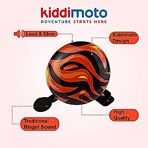 Kiddimoto Bike Bells for Kids| Premium Bicycle Bell for Kids, Boys, Girls and Adults with Loud Melodious Sound | Bicycle Horn for Road Bike, Mountain Bike, Bicycle, Scooter, MTB, BMX.
