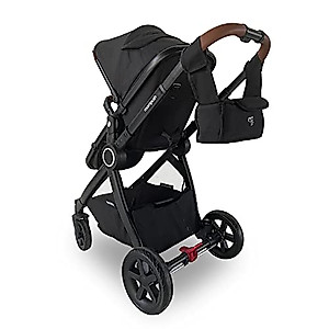 mompush Stroller Organizer with Shoulder Strap, Large Storage Space and Cup Holder, Stroller Accessories Fits for Popular Strollers