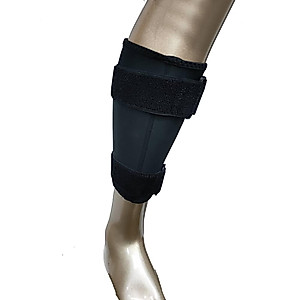 Ankle Monitor Cover for House Arrest, Probation, Parole, GPS, SCRAM Alcohol Bracelet, Immigration, Sex Offenders - Black Neoprene, Adjustable Elastic Hook and Loop Straps