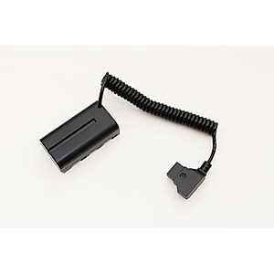 D-tap to NP-F970 F570 F550 Dummy Battery Pack Power Adapter for Atomos Shogun Inferno Ninja,Zoom F6 Recorder,BMPCC 6K Pro,Smallhd Focus 7 Monitor