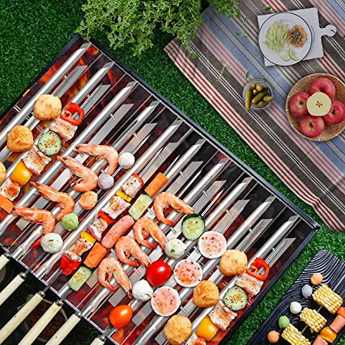 Boloda 2pc BBQ Gas Grill Pipe Burner Tubes,Stainless Steel Grill Burner Replacement for Viking VGBQ 30 in T Series, VGBQ 41 in T Series and Others Gas Grills Models