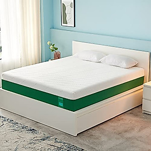 mintgreen Queen Mattress, 8 inch Gel Memory Foam Mattress with CertiPUR-US Certified Foam Bed Mattress in a Box for Sleep Cooler & Pressure Relief, Queen Size Mattress