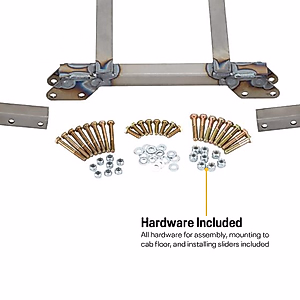 1967-1972 Chevy/GMC C10 Full-Size Truck Seat and Console Mount: Durable Steel, Easy Bolt-In Installation, Accommodates Bucket Seats, Includes Mounting Hardware
