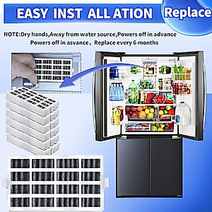 6Pack Air Filter Compatible with Whirlpool W10311524 AIR1 Refrigerator Air Filter
