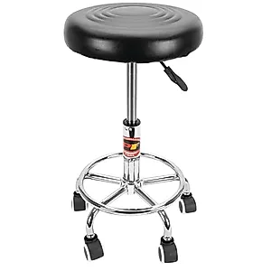 Performance Tool W85027 Adjustable (19 - 24 Inch) Pneumatic Rolling Bar Stool, 250 Lbs Capacity