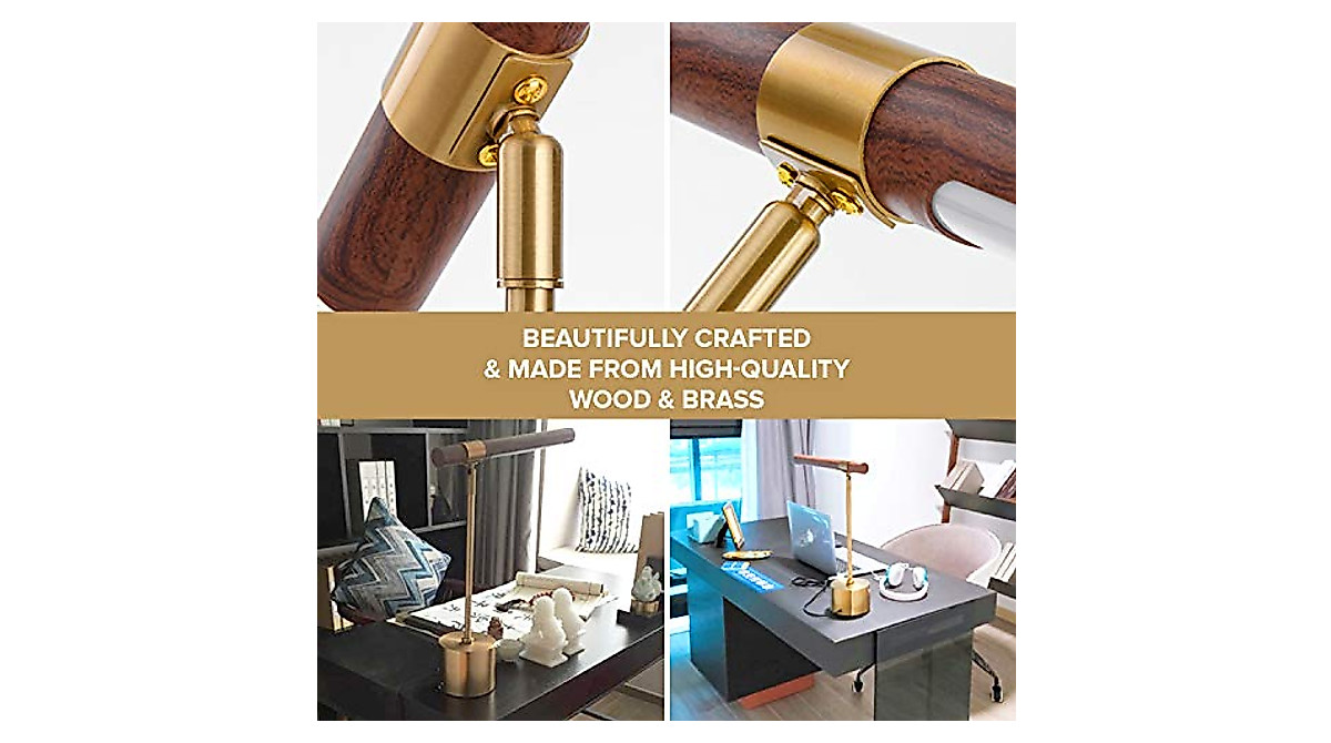 Modern Banker Slim Table Lamp - Stylish LED Desk Light | 12Vmonster