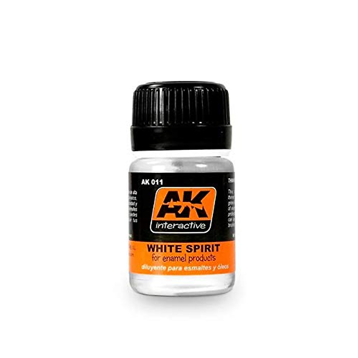 AK-Interactive AK 011, White Spirit - 35 ML / 1.18 Fl.Oz Jar - Model Building Paints and Tools # AK-011