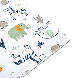 BORITAR Elephant Baby Security Blanket+Baby Blanket Soft Minky Dot Fabric Lovey Blanket with Lovely Animal Pattern Backing, Stuffed Plush Cuddle Newborn Blankie