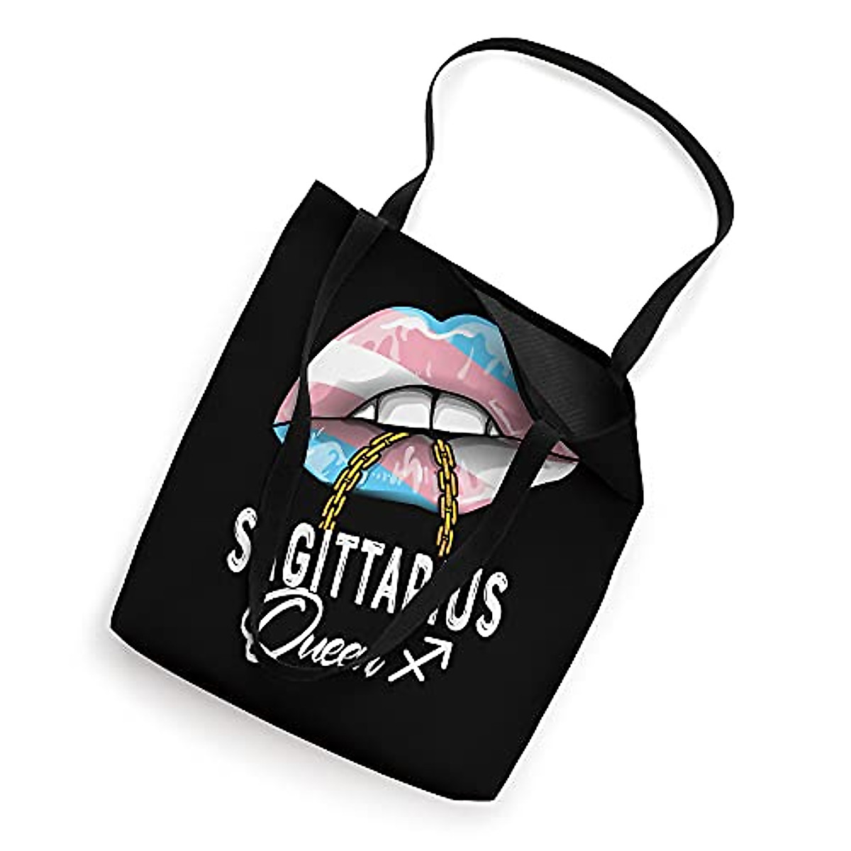 Transgender Pride Sexy Lips Sagittarius Queen Birthday Tote Bag