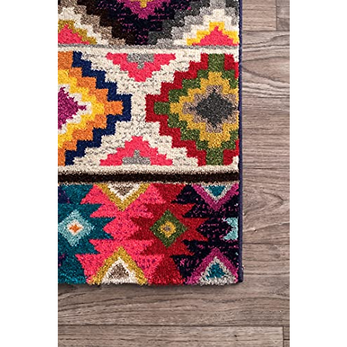 nuLOOM Lizmar Retro Runner Rug, 2' 5" x 8', Multi