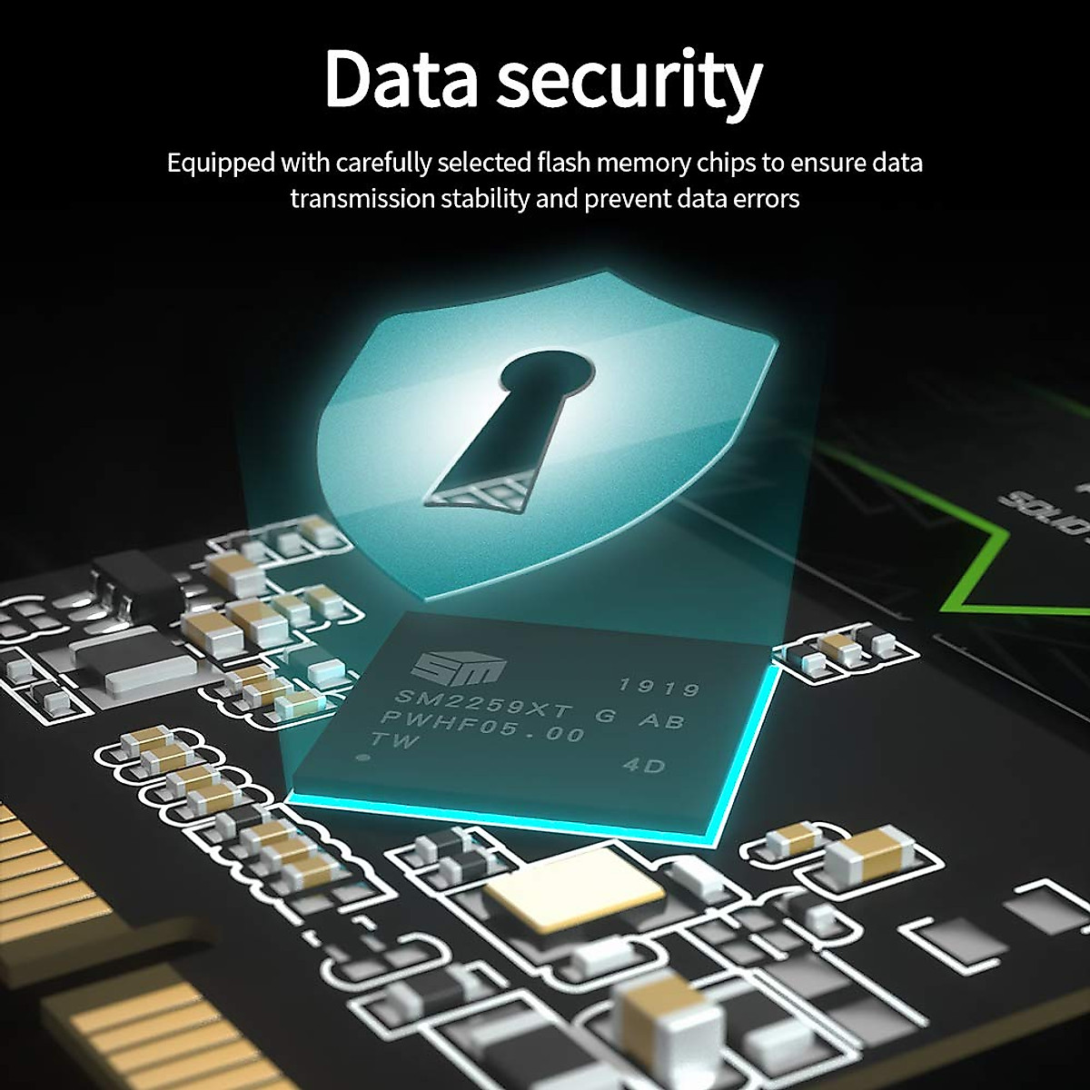 Kingshark Gamer mSATA 1TB Internal Solid State Drive High Performance Hard Drive for Desktop Laptop SATA III 6Gb/s Includes SSD (1TB, MSATA)