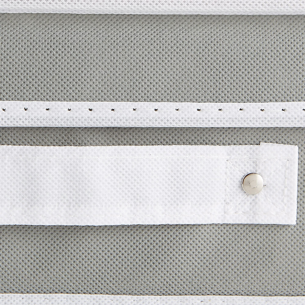 DII Breathable Closet Storage Organizer, Cube, Gray