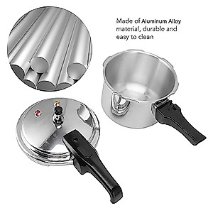 Pressure Cooker Pot, 18cm Pots & Pans Pressure Cookers Bottom 3L Mini Stainless Steel Soup Cooker for Gas Stove Induction
