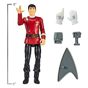 Star Trek Playmates Toys Universe: 5" Captain Spock Wrath of Khan Action Figure with Accessories