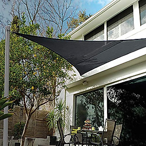 E&K Sunrise Sun Shade Sail Canopy Pole Kit for Garden Patio Backyard Sign Light Pole 126’’ Metal Post Powder Coated Sturdy Durable with Clamp