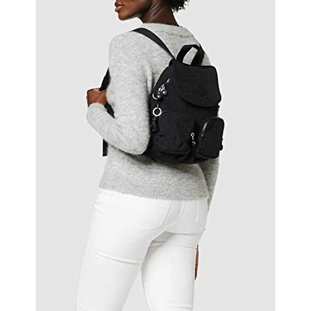 Kipling Women's Firefly UP Backpacks, Black Noir, 14x22x31 cm (LxWxH)