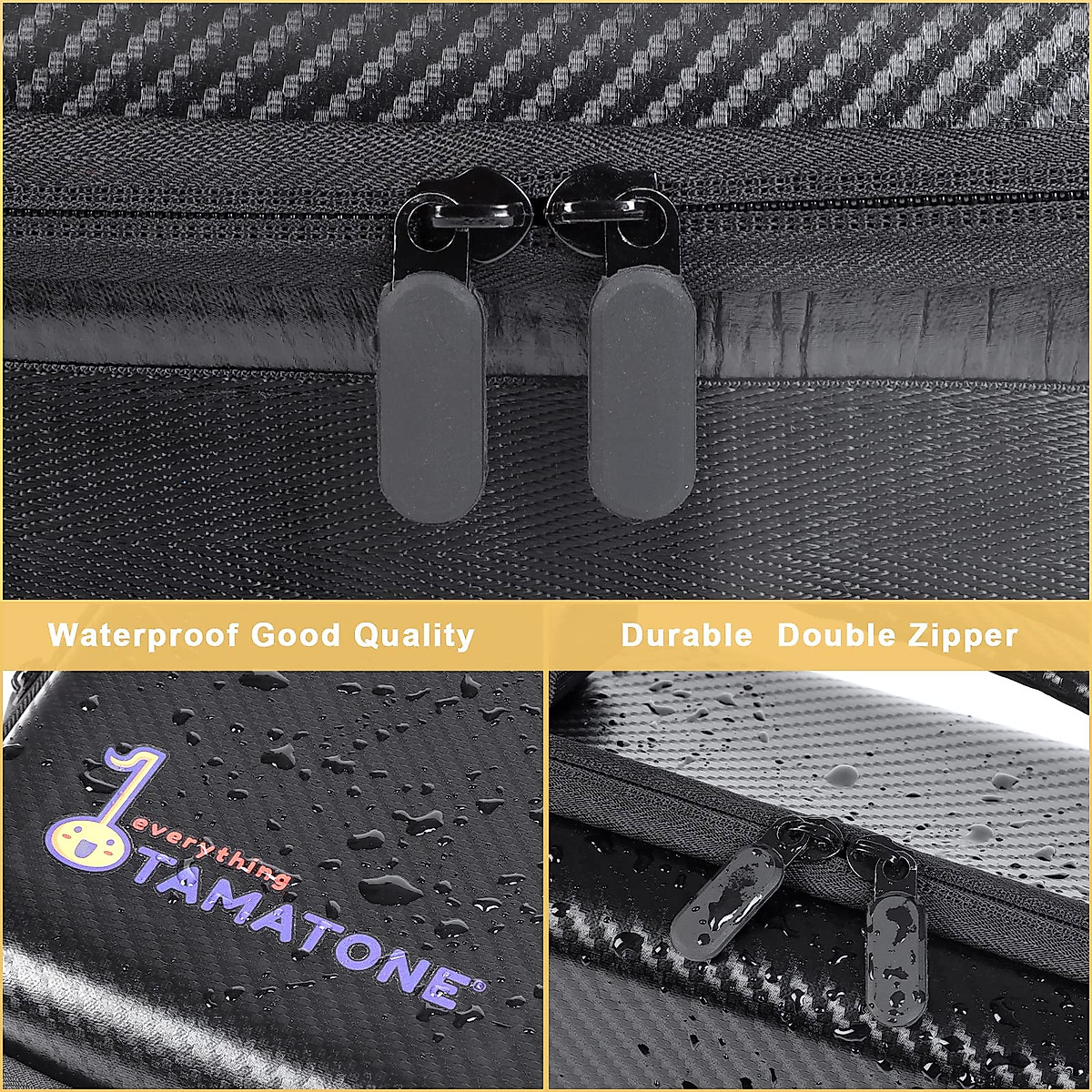 Protection Case With Extra Storage For Otamatone Deluxe and Techno | Lightweight and Waterproof Automatone Instrument Holder | Sturdy and Portable | Crafted by Experts | Designed in Sweden