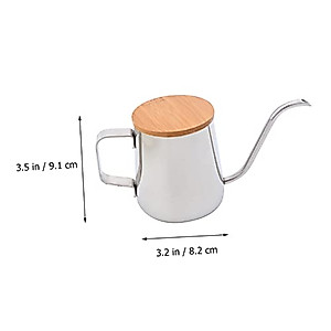 COLLBATH Stainless Steel Kettle Stovetop Tea Kettle Espresso Coffee Maker Machine Coffee Can Tea Kettle Coffee Espresso Maker Vintage Coffee Maker Coffee Pot Coffee Kettle