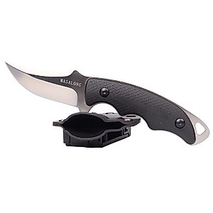 MASALONG Kni230 Fixed Blade Knife With Kydex Sheath for Self Defense Camping EDC Hunting Full Tang Design