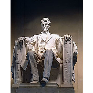 Lincoln Memorial, Washington, D.C. by Carol Highmith - 22x28 Art Print Poster