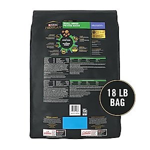 Purina Pro Plan Small Breed High Protein Dog Food Dry Shredded Blend Lamb and Rice Formula - 18 lb. Bag