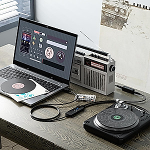 DigitalLife USB 2.0 Audio Capture Card Grabber - Cassette Tapes to Digital MP3 Converter from Stereo RCA/3.5mm Music Interface