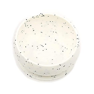Bella Tunno Wonder Bowl - Silicone Suction Bowl for Toddlers and Baby Bowls, Microwave and Dishwasher Safe Food-Grade BPA Free Silicone, Off-White