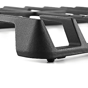 DG94-00937A DG94-00468B Cast Iron Side Grate Replacement for Samsung Stove Parts NX58H9500WS NX58H5600SS NX58R5601SS NX58J5600SG NX58F5500SS and More Samsung Gas Range Parts Stove top Support 1 Pack