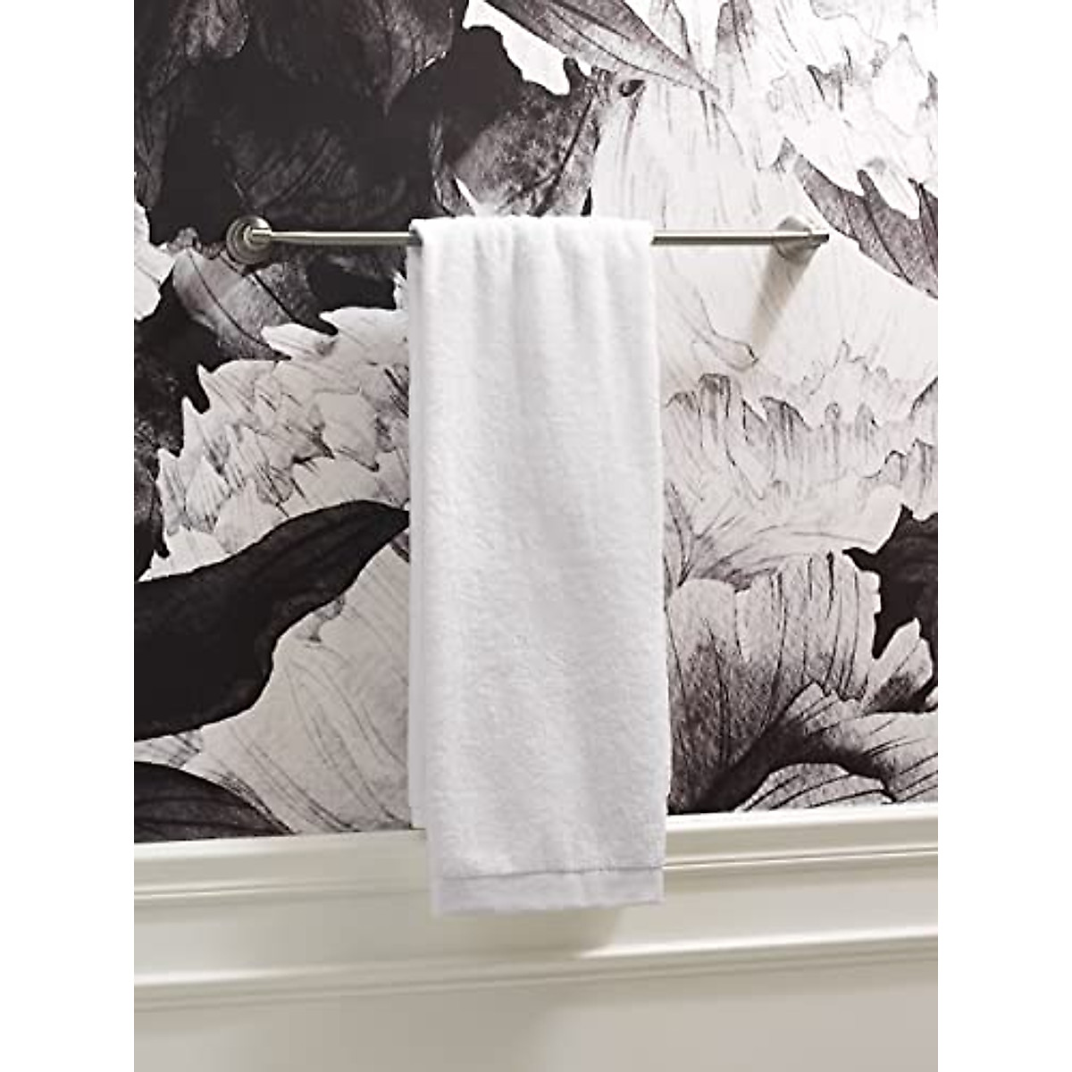 Moen MY0324BN Halle 24-inch Single -Towel Bar, Brushed Nickel