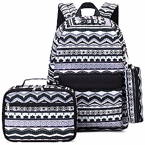 ANRABEGA Kids Backpack with Pencil Pouch, Casual High-Capacity Kawaii Water Resistant Travel Backpacks for Girls Boys Adult (black)