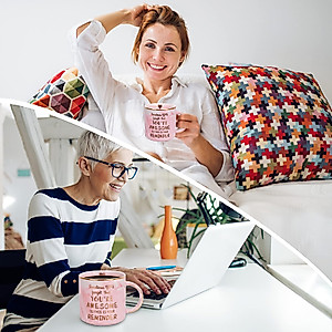 Mothers Day Mom Gifts from Daughter Son, 12 OZ Coffee Mug Valentines Day Mothers Day Mom Gifts Christmas Stocking Stuffers for Girlfriend Birthday Anniversary Grandma Friend Sister Gifts