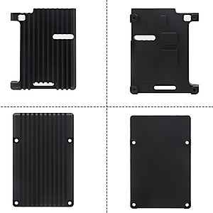 Geekworm for Raspberry Pi 4 Armor Case, Pi 4 Computer Model B Armor Aluminum Alloy Passive Cooling Case Compatible with Raspberry Pi 4 Model B Only
