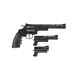 Crosman CR44TTKT Triple Threat CO2-Powered Semi-Auto Dual Ammo Air Revolver