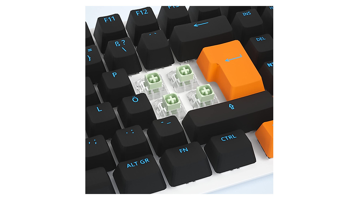 KAILH Box Jade Switches for Gaming Keyboard - 70pcs Clicky 3pin