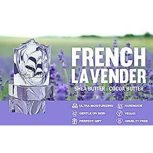 Ansley Bridge Bar Soap 3pck 5oz | Handmade Lavender Soap | Moisturizing | Palm Oil Free | For All Skin Types | Gift Set For Men & Women