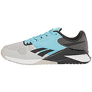 Reebok Unisex MDF60 Running Shoe, Pure Grey/Digital Blue/Black, 8.5 US Men