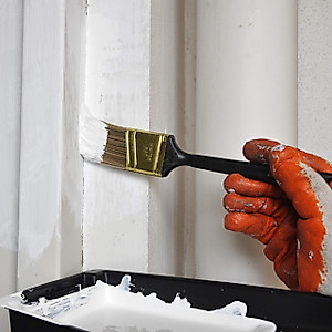 Great Andrew Paint Brushes, 30 PCS Great Value Multi use(3" 2" 1.5" 1" Flat &1.5" Angled) Paint Brush Pack, Paint Brushes Set for Home Furniture Fences and Wall Trim